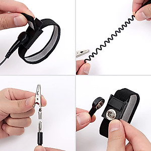 STREBITO Precision Screwdriver Set 142-Piece + Anti Static Wrist Strap Bundle, Electronics Repair Toolkit for iPhone, MacBook, Computer, Laptop, PC, Tablet, PS4, Xbox, Nintendo, Game Console