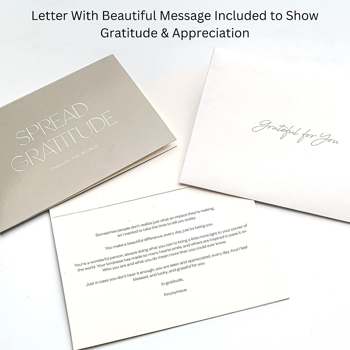 Gratitude Gifted Rose Quartz Bracelet for Women with Sterling Silver Gratitude Charm - Healing Crystal Jewelry, Appreciation Gift, Thankfulness Bracelet, Positive Energy & Emotional Balance.