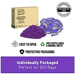Kinetic Sand, 26-Piece Purple Play Sand Party Pack (Online Exclusive) for Party Favors, Goodie Bags and More, Sensory Toys for Kids Ages 3 and up