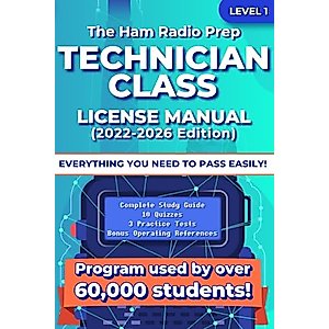 The Ham Radio Prep Technician Class License Manual (2022 - 2026)