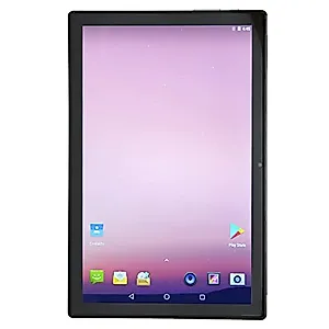 10.1in Tablet, 100240V Black Calling Tablet 8 Core CPU for Playing (US Plug)