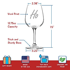 DU VINO Pimp & Ho- Beer and Wine Glass Gift Set of 2 | Fun Novelty His and Hers or Husband Wife Drinkware | Couple, Newlywed | Wedding or Favorite Couples Gag Gift | USA Made