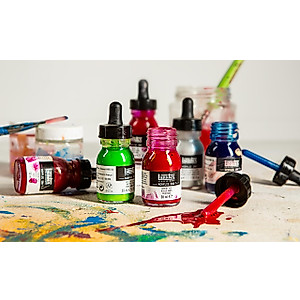 Liquitex Professional Acrylic Ink, 1-oz (30ml) Jar, Titanium White