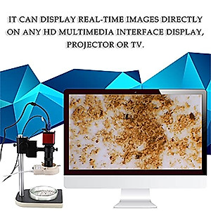 SDGH Industrial Microscope Set 60F/S VGA Multimedia Interface Microscope Camera 1280 * 1024