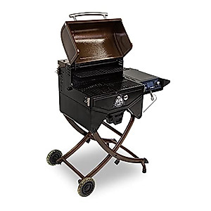 PIT BOSS Mahogany 260 Portable Wood Pellet Grill (PBPEL26010570)