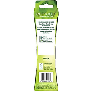 EcoTools Eye Enhancing Duo Makeup Brush Kit, For Enhanced Eye Look, Use to Define, Blend, Smudge, and Shade, 2 Piece Set