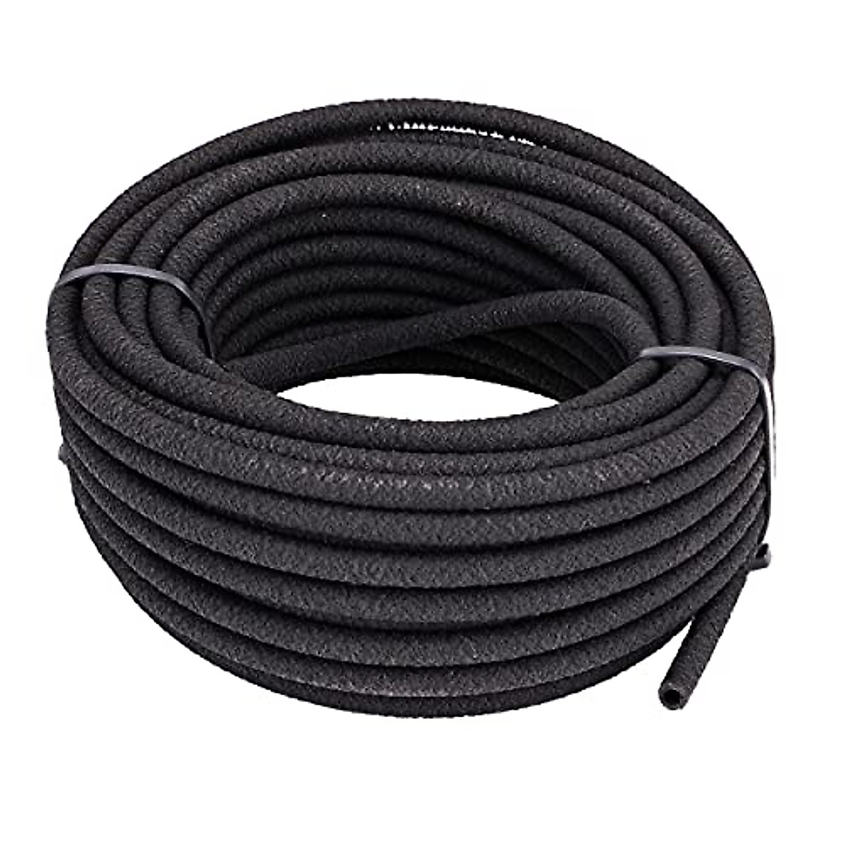 Raindrip 015005T 1/4-Inch by 50-Feet Porous Soaker Tubing, x Foot, Black & Orbit DripMaster 67431 1/4-Inch Barb Assortment, 30-Pack
