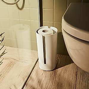 Alessi "Birillo" Toilet Paper Roll Container, White - PL18 W