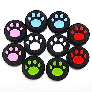 Weansy's Store 5 Pairs(10pcs) Switch Thumb Grip Set Joystick Cap, Silicone Analog Stick Cap for Joy-Con Controller