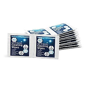 Medpride Premoistened Lens Wipes| Anti-Static, Anti-Fog, Quick-Dry & Scratch-Free| Cleaning Cloths for LED Touch Screen, iPhones, iPads, Computer Monitors, Eyeglasses, Camera Lenses, Laptop (100)