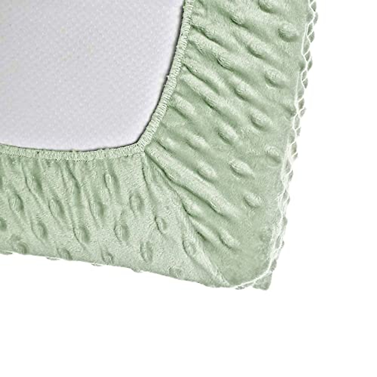 Changing Pad Cover, Ultra Soft Minky Dots Plush Changing Table Covers Breathable Mink Changing Table Sheets Cover Wipeable Changing Pad Covers for Infants Newborn Baby Girl Boy (Meadow Mist)