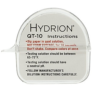 Micro Essential Laboratory QT-10 Hydroid Quit Test Paper, 0-400 ppm (Pack of 10)