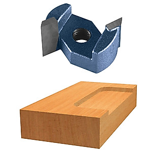 BOSCH 85634B 1-Piece 3/4 In. x 1/2 In. Carbide-Tipped Lock Mortising Router Bit