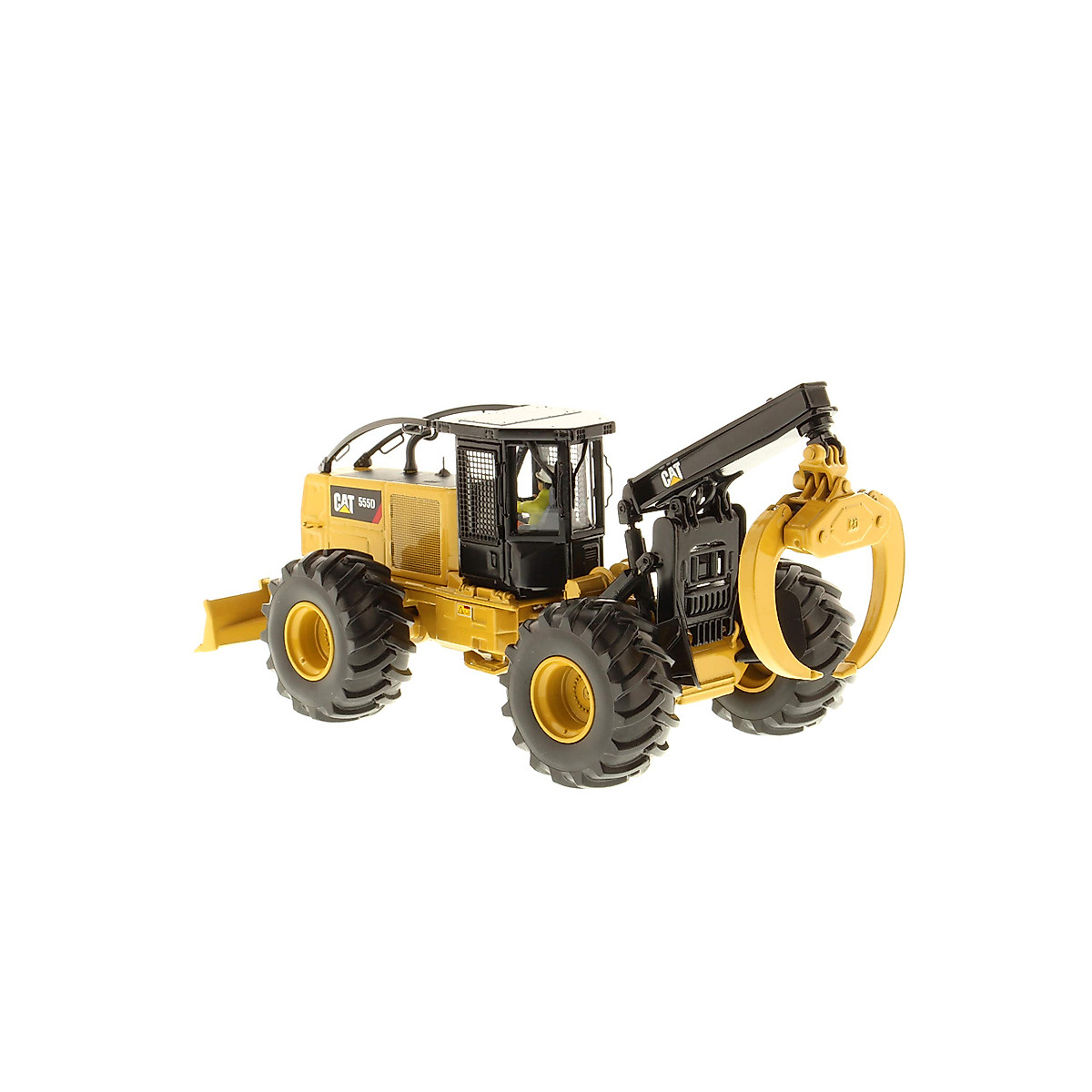 Diecast Masters Caterpillar 555D Skidder High Line Series Vehicle, 7.29 x 3.03 x 2.68 inches