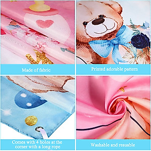 39 Pieces Gender Reveal Banner and Balloon Set Gender Reveal Party Decorations Boy or Girl Yard Sign Banner with Blue and Pink Balloons Gender Reveal Party Decoration Party for Baby Shower