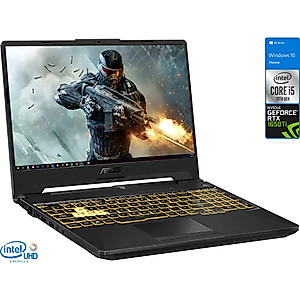 ASUS TUF F15 144Hz Gaming Laptop, 15.6" FHD, Intel Core i5-10300H, 16GB RAM, 512GB NVMe SSD, NVIDIA GeForce GTX 1650, RGB Backlit Keyboard,Windows 10 Home