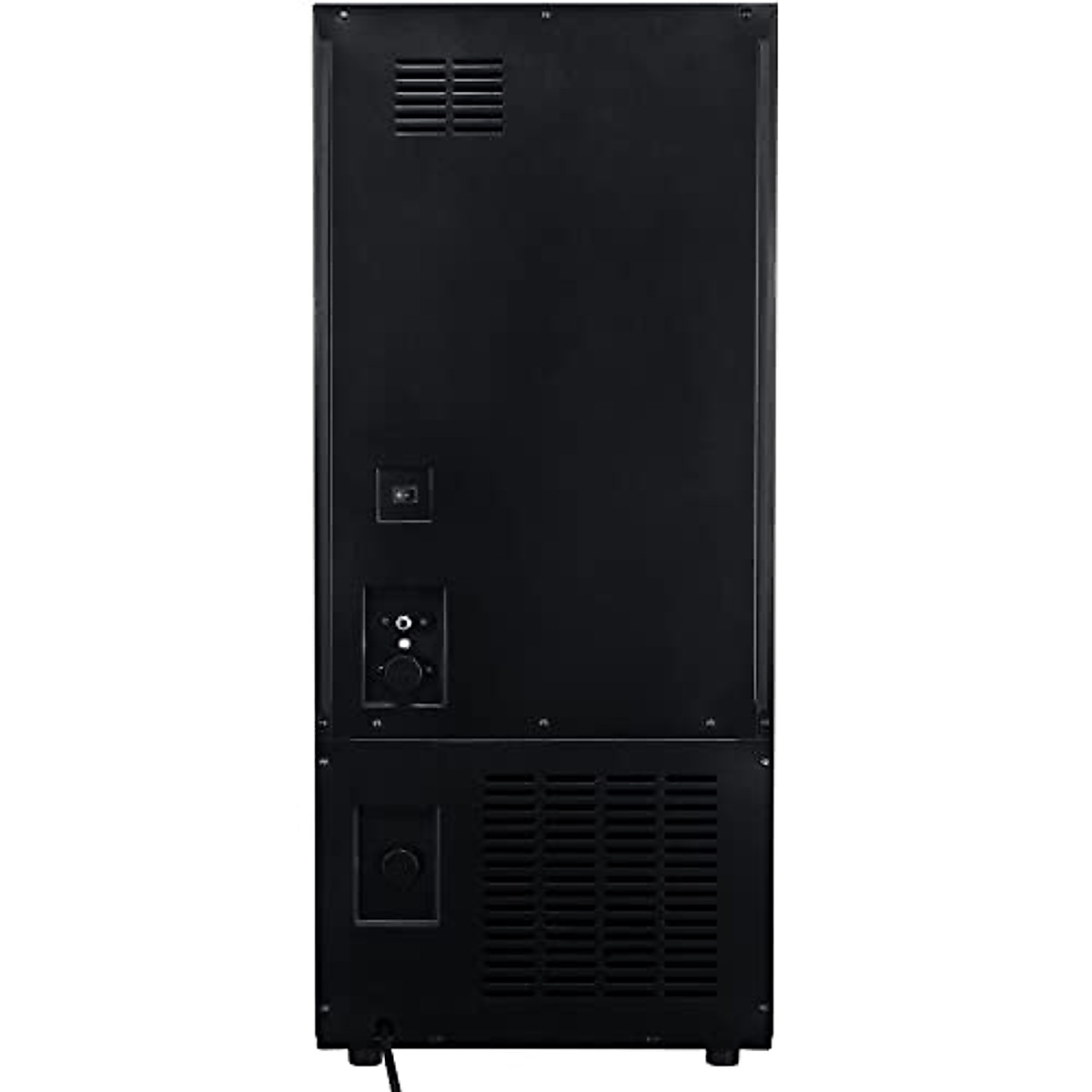 Hanover Library Series 32-Lb. Automatic Ice Maker with Reversible Door and Touch Controls, Stainless Steel Ice Machine for Under Counter, Garage, Home Bar, and Kitchen, Makes Clear Ice