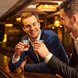 2 Pieces 40 and Fabulous Shot Glass 2 oz Black gold 40th Birthday Wine Glasses for Women and Men Celebrate 40th Birthday Decoration