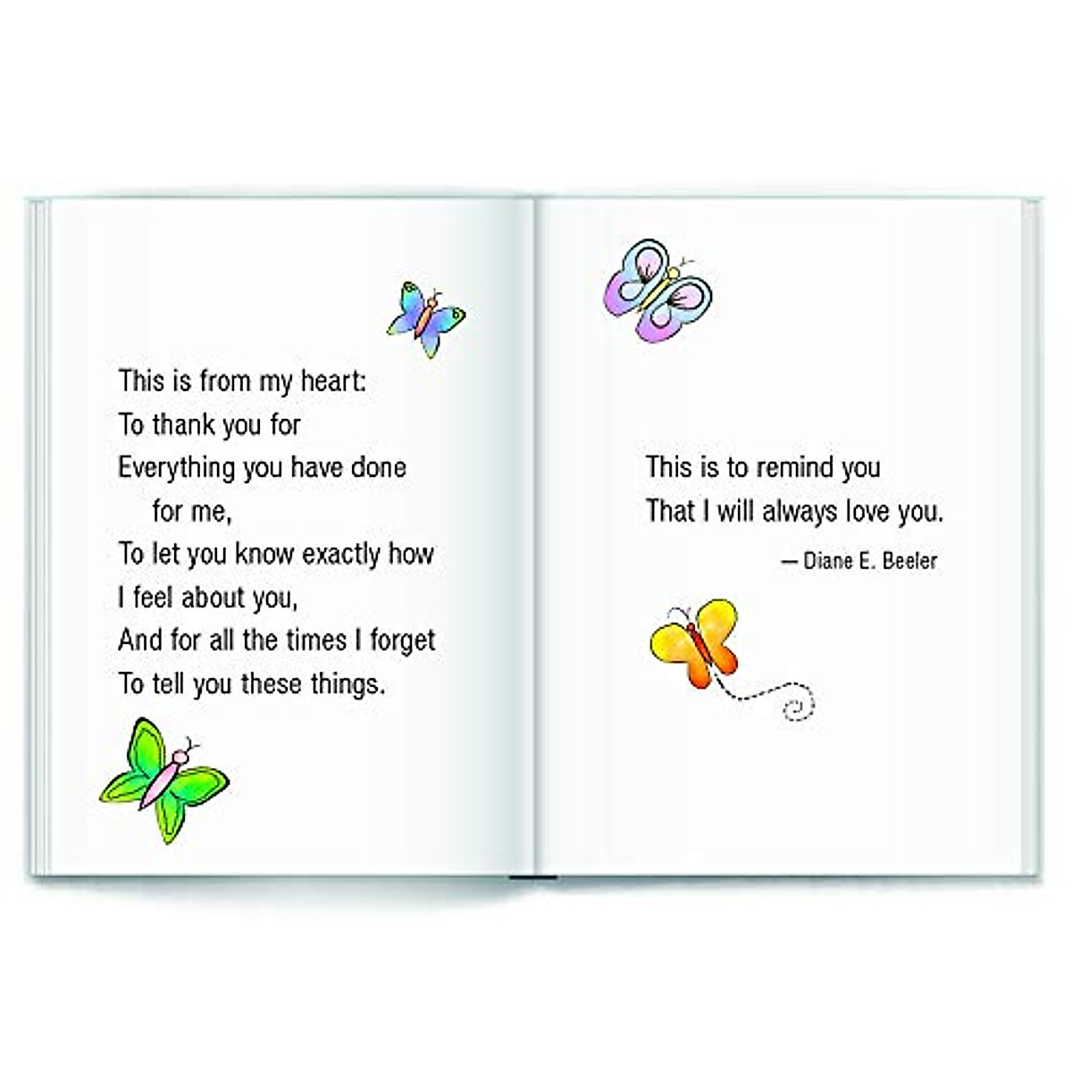 Blue Mountain Arts Little Keepsake Book "I Love You This Much" 4 x 3 in. Sentimental Pocket-Sized Gift Book—Perfect Anniversary, Valentine's Day, or “Just Because I Love You” Gift for Him or Her