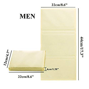NewFerU Clothes Folder Flipfold Laundry T Shirt Folding Board Flip Fold Closet Storage Drawer Organizer Foldable Travel Space Saver Beige for Jean Sweater Blouse of Adult Kid Pack of 8 (Men)