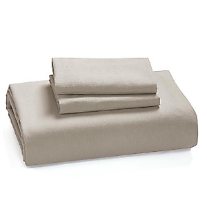 Bedsure Linen Duvet Cover King - Linen Cotton Blend Duvet Cover Set, Linen Color, 3 Pieces, 1 Duvet Cover 104 x 90 Inches and 2 Pillowcases, Comforter Sold Separately