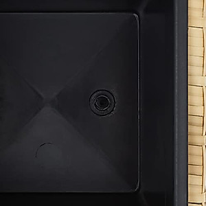 SAFAVIEH Outdoor Collection Rita Natural Woven Rectangular Flower Rack