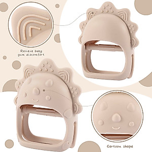 Baby Teething Toys, Teething Toys, Teethers for Babies 3-6 Months, Baby Chew Toys, BPA Free Teether Mitten with Soft Texture for Sensory Exploration and Itching Teething Relief