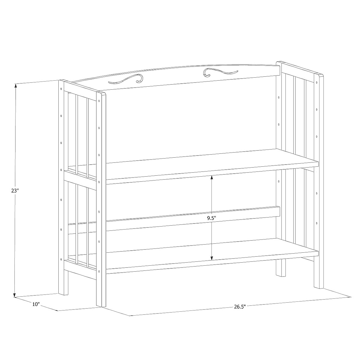 MoNiBloom Bamboo 2-Tier Bookshelf Bookcase Storage Organizer Plant Flower Stand, Utility Shelf Rack for Living Room Bathroom Balcony Table Home, Natural