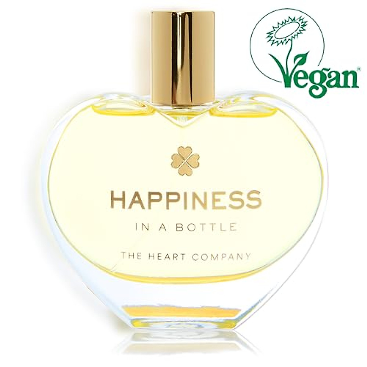 THE HEART COMPANY | Happiness in a bottle | Citrus Perfume for women | Vegan Women's Eau de Parfum | Clean Bergamot Fragrance with Essential Oils 75ml - 2.5 fl oz.