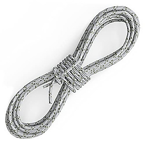 NATIKON Patio Umbrella Cord Line Rope Heavy Duty Replacement String Green Dot (50 FT)