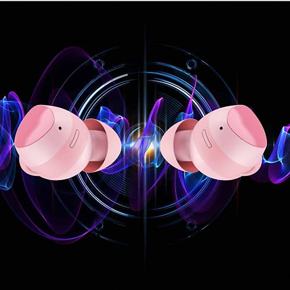 Urbanx Street Buds Plus True Bluetooth Earbud Headphones for Xiaomi Poco X3 Pro - Wireless Earbuds w/Noise Isolation - Pink (US Version with Warranty)