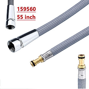 Kitchen Faucet Hose Replacement Compatible with Moen 159560, Pull Down Pull Out Sprayer Hose Faucet Parts (159560)