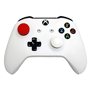 Gioteck Thumb Grips Joystick Protection for Xbox One Non-Slip Controller Red and White