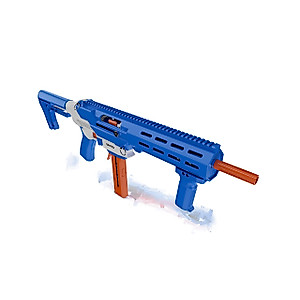 Game Face Prime GFJBB Spring-Powered Foam Dart Blaster, Blue