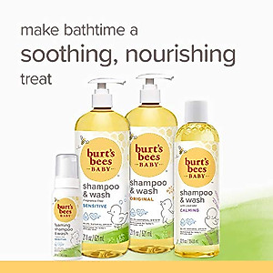 Burtâ€™s Bees Baby Shampoo & Wash, Calming, 21 Ounces (Pack of 3)