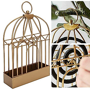 Repellent Coil Holder, Gold Strong Toughness Durable Coil Holder, Garden Patio for Courtyard Balcony