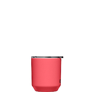 CamelBak Horizon 10oz Rocks Tumbler - Cocktail Glass - Insulated Stainless Steel - Tri-Mode Lid - Wild Strawberry