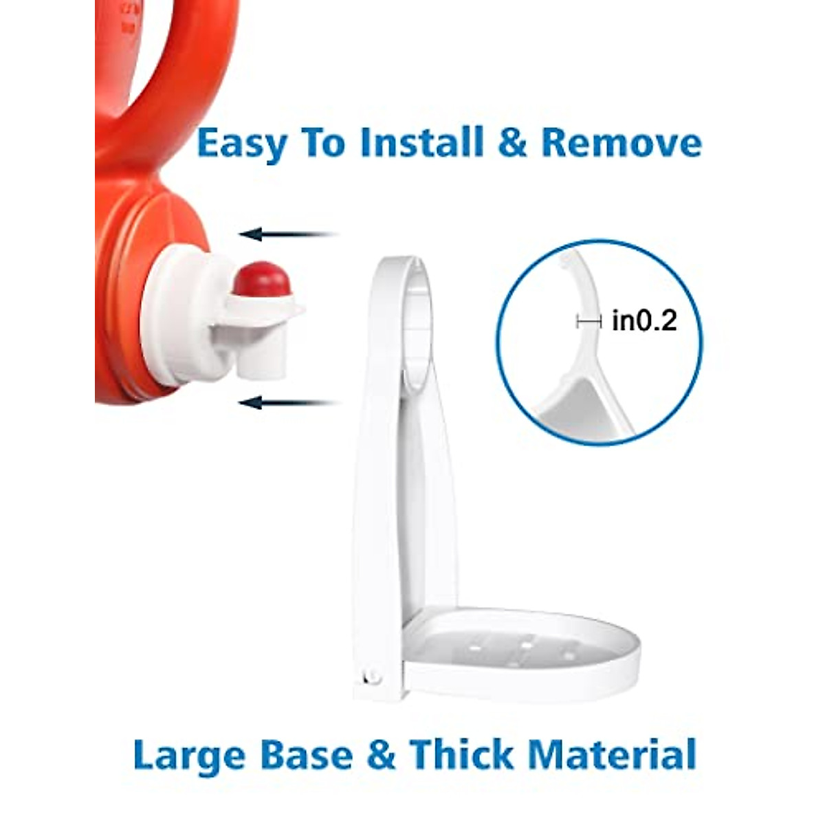 Cossylife Laundry Detergent Cup Holder, Detergent Drip Catcher, Fabric Softener Gadget Cup Holder, Tidy Laundry Room - No More Leaks or Mess for Laundry Room [2 Pack]