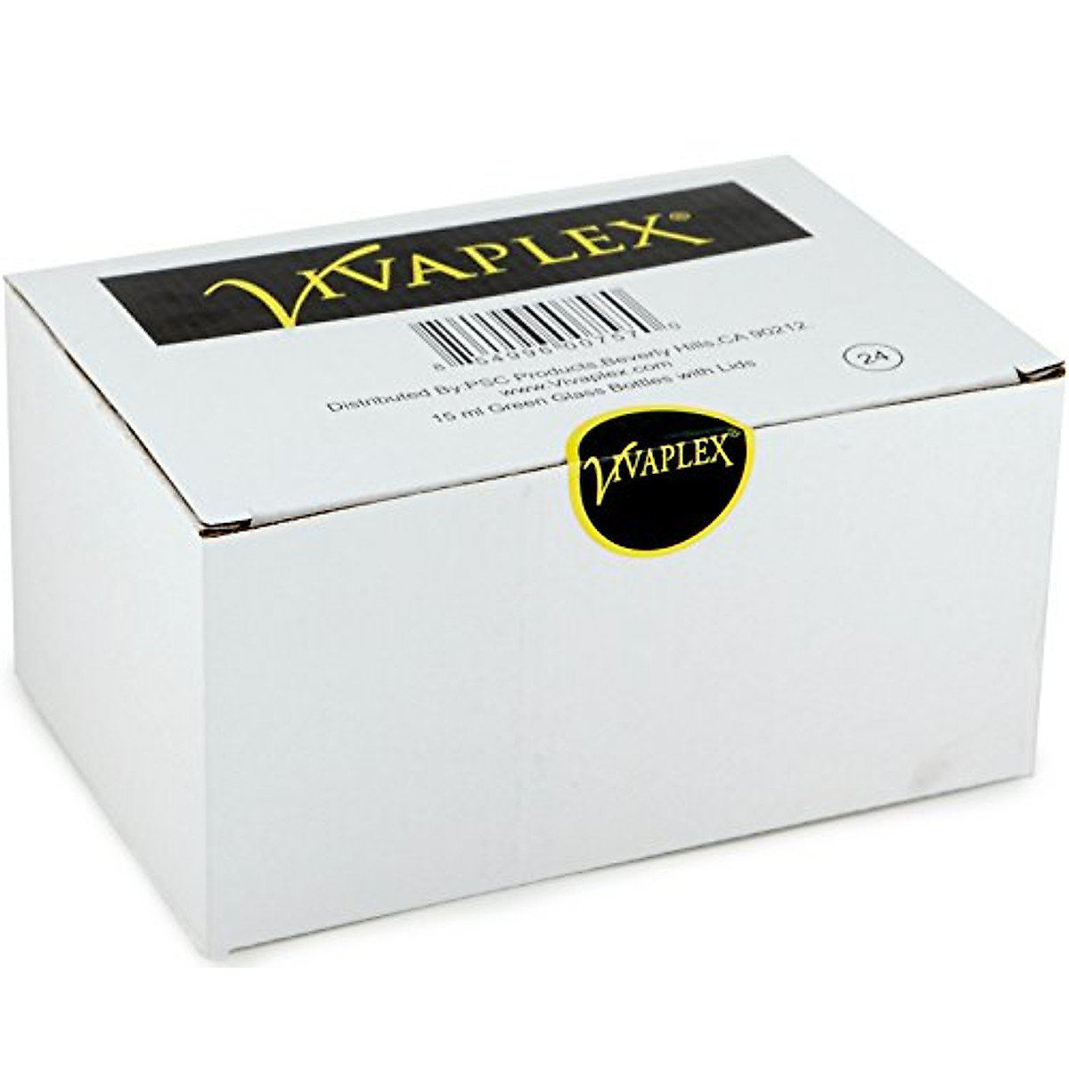 Vivaplex, 24, Green, 15 ml Glass Bottles, with Lids