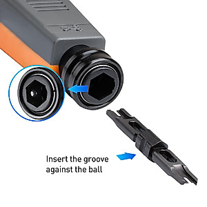 Cable Matters UL Listed 12-Port Cat6, Cat 6 Vertical Mini Patch Panel with 89D Bracket & 110 Punch Down Tool with 110 Blade