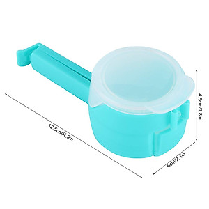 Food Sealing Clip, Chip Bag Clip, PP Household Portable Food Storage Bag Clip Travel Snack Sealing Clip Kitchen Tools Accessory(Blue)