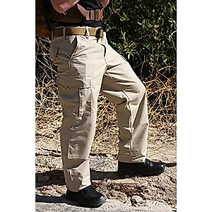 LAPG BDU Pants for Men, 6 Pocket Design BDU Tactical Cargo Pants, Lightweight Cotton Rip-Stop Fabric Pants, Charcoal, Medium/Regular