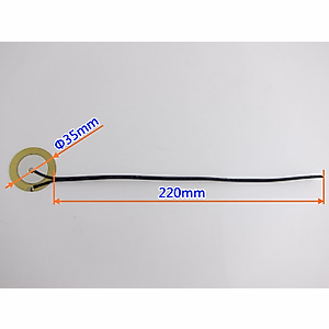 Goedrum Pack of 5 Prewired 35mm Piezo Disc