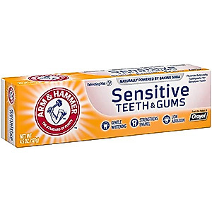 ARM & HAMMER Sensitive Teeth & Gums Toothpaste 4.5 oz (Pack of 4)