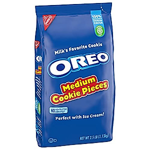OREO Medium Cookie Pieces, 4 - 2.5 lb Bags