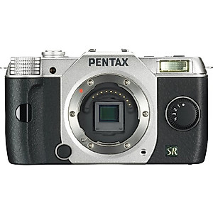 Pentax Q7 12.4MP Mirrorless Digital Camera with 3-Inch LCD - Body Only (Silver) (OLD MODEL)