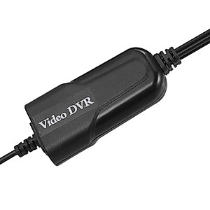 USB 2.0 Audio/Video Converter Capture Video Converter Recorder Analog Video Audio to Digital Format for PC Compatible with Windows 2000/10/8/7/XP/Vista/Mac OS 10.3 and Above