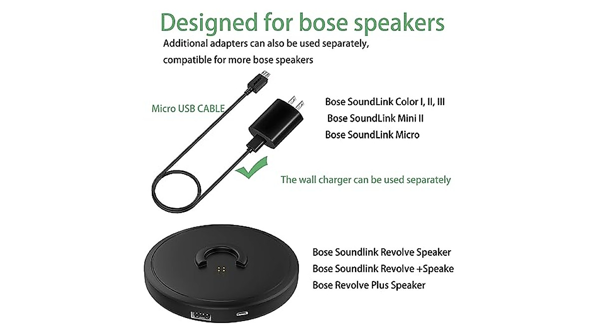 Bose Soundlink Revolve Charger Dock - Efficient & Safe