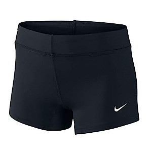 Nike Girls Performance Game Shorts Youth (Small, Black)