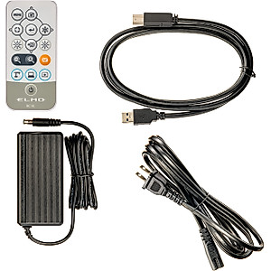 Elmo 1380 Model TT-12G Interactive Document Camera, 4K Ultra HD, 12MP 1/2.3" Image Sensor, 12x Optical Zoom, 16x Digital Zoom, Built-in SD Card Slot, Multiple Outputs, Replaced 1378 Model TT-12F